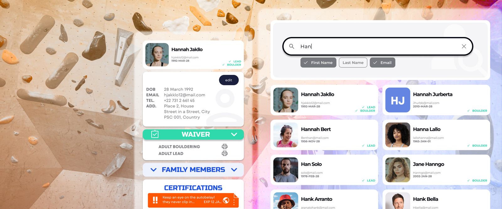 Universal Climber Profile
